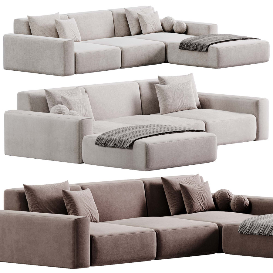 Lynnbrook Sofa By Weilai Concept - 3D Model for Corona