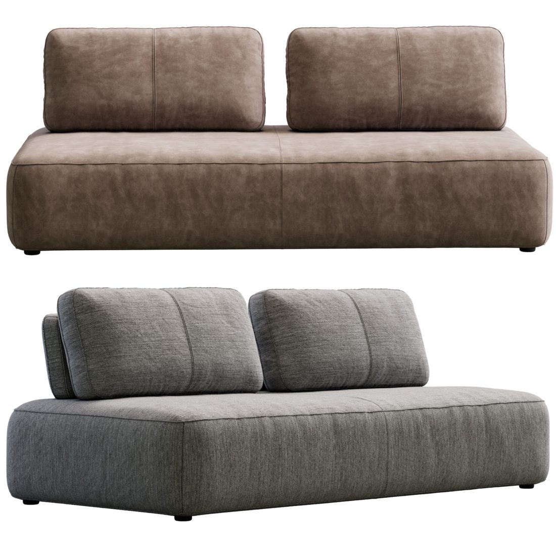 Sofa Puff By In Mood 3D Model for Corona | CGMood