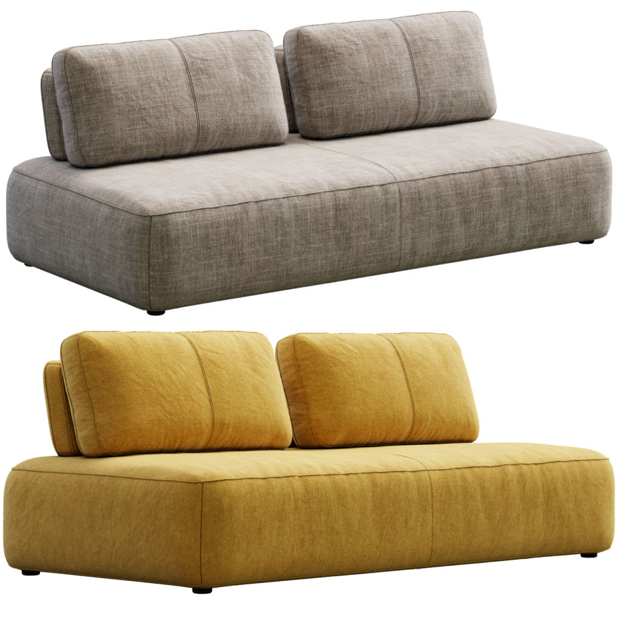 Sofa Puff By In Mood 3D Model for Corona | CGMood