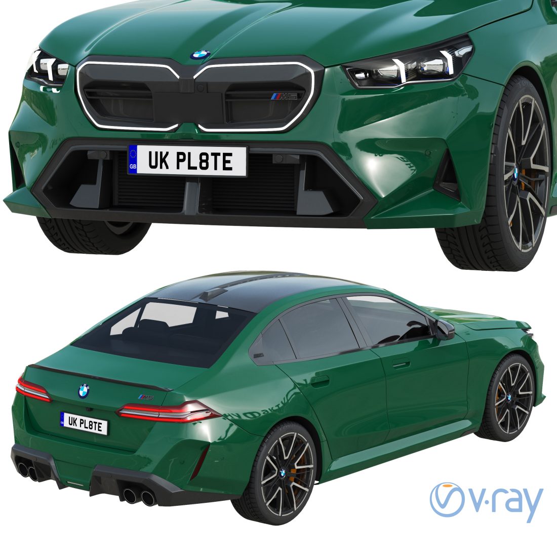 BMW M5 2025 - 3D Model for VRay