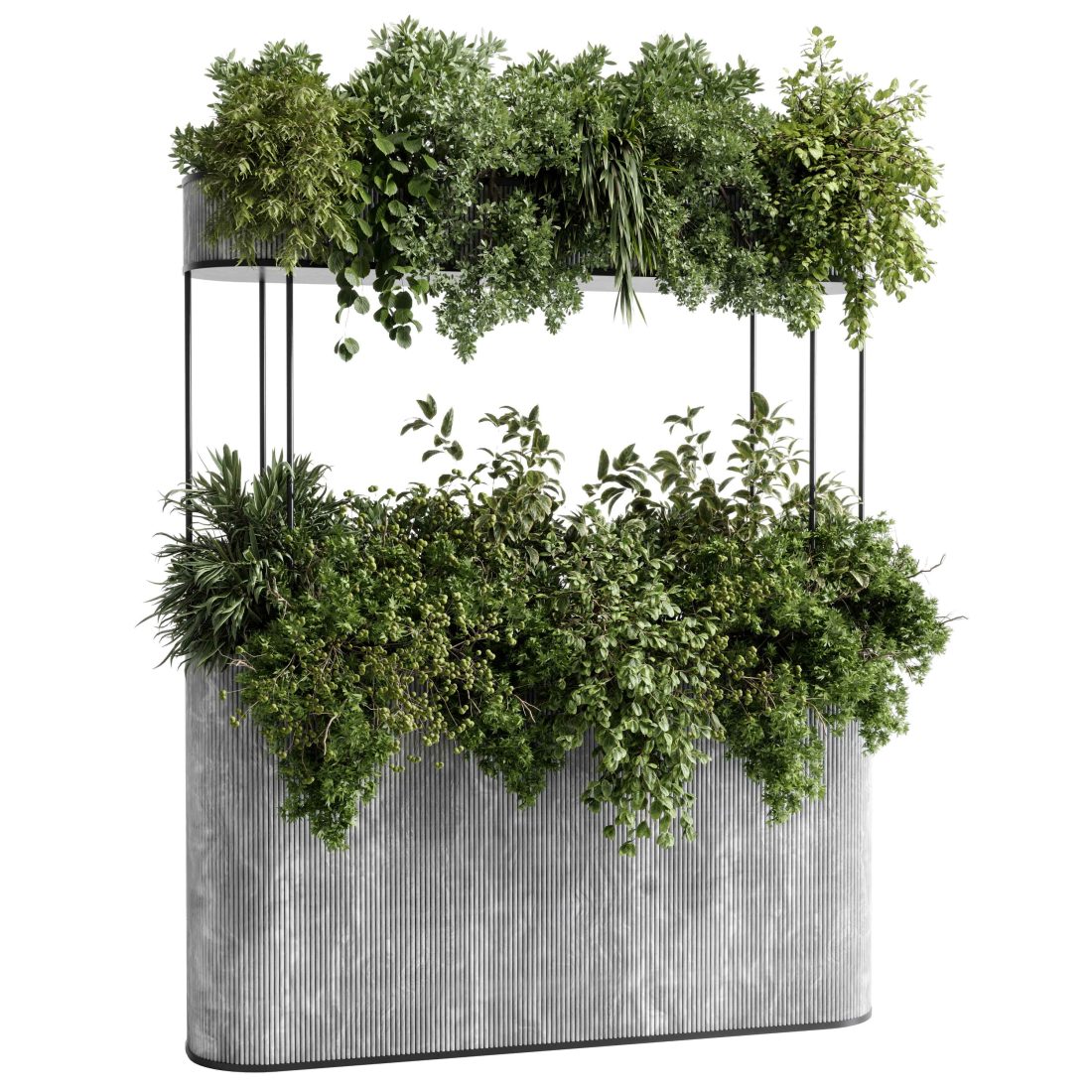 Plant Box Stand - Indoor Plants 511 - 3D Model for VRay, Corona