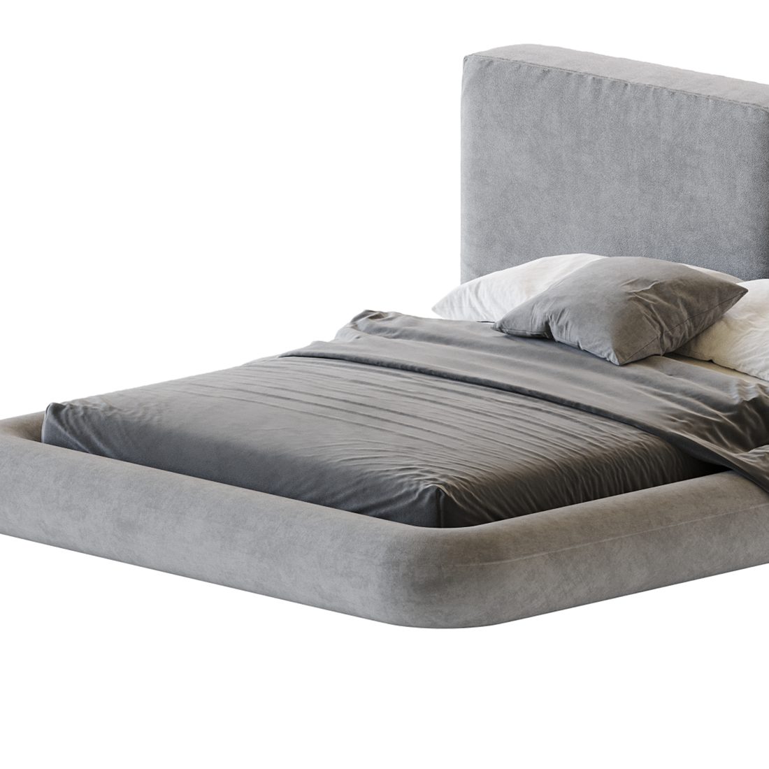 Cullen Suede Fabric Contemporary Minimalist 3D Model for Corona | CGMood