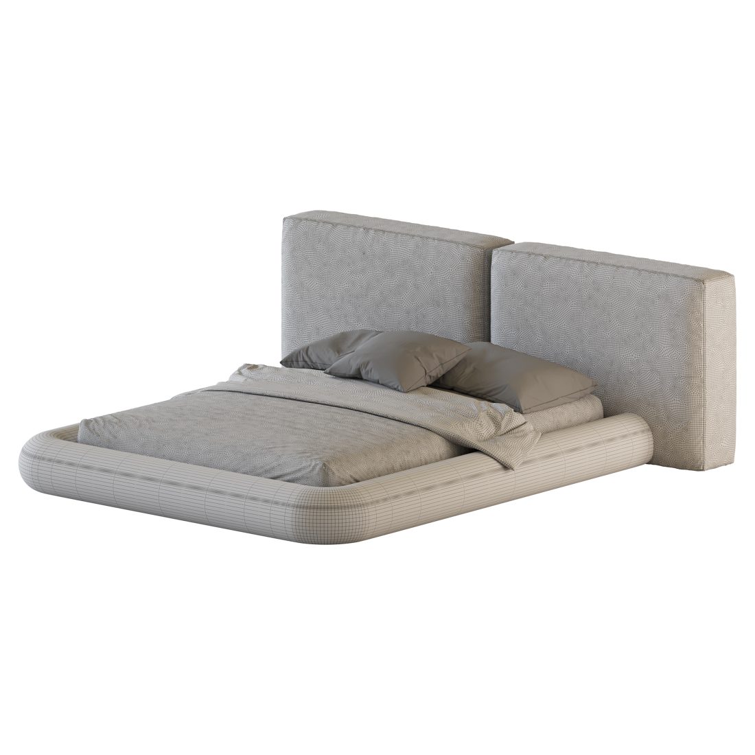 Cullen Suede Fabric Contemporary Minimalist 3D Model for Corona | CGMood