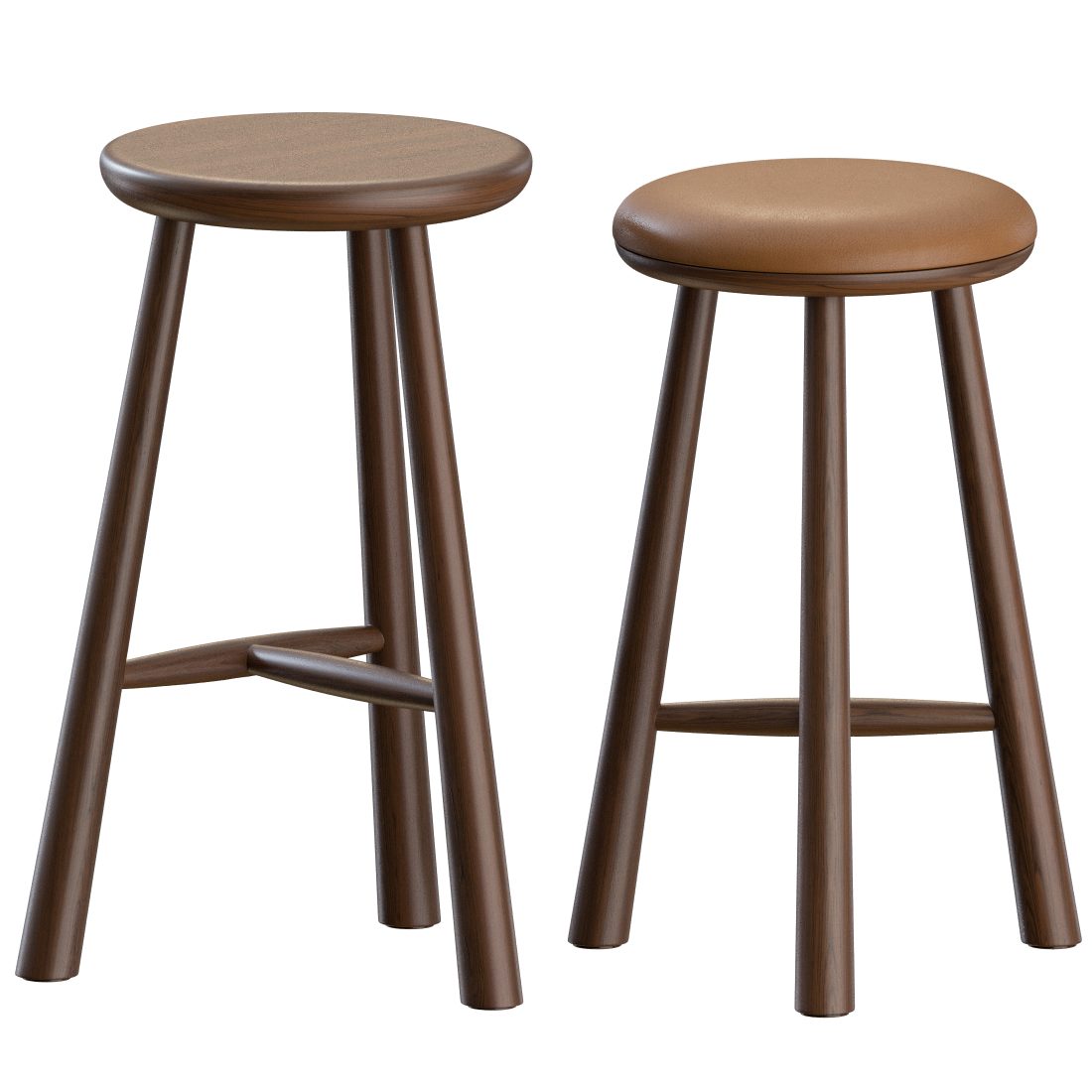 Charlie Stool By Amber Interiors - 3D Model for Corona