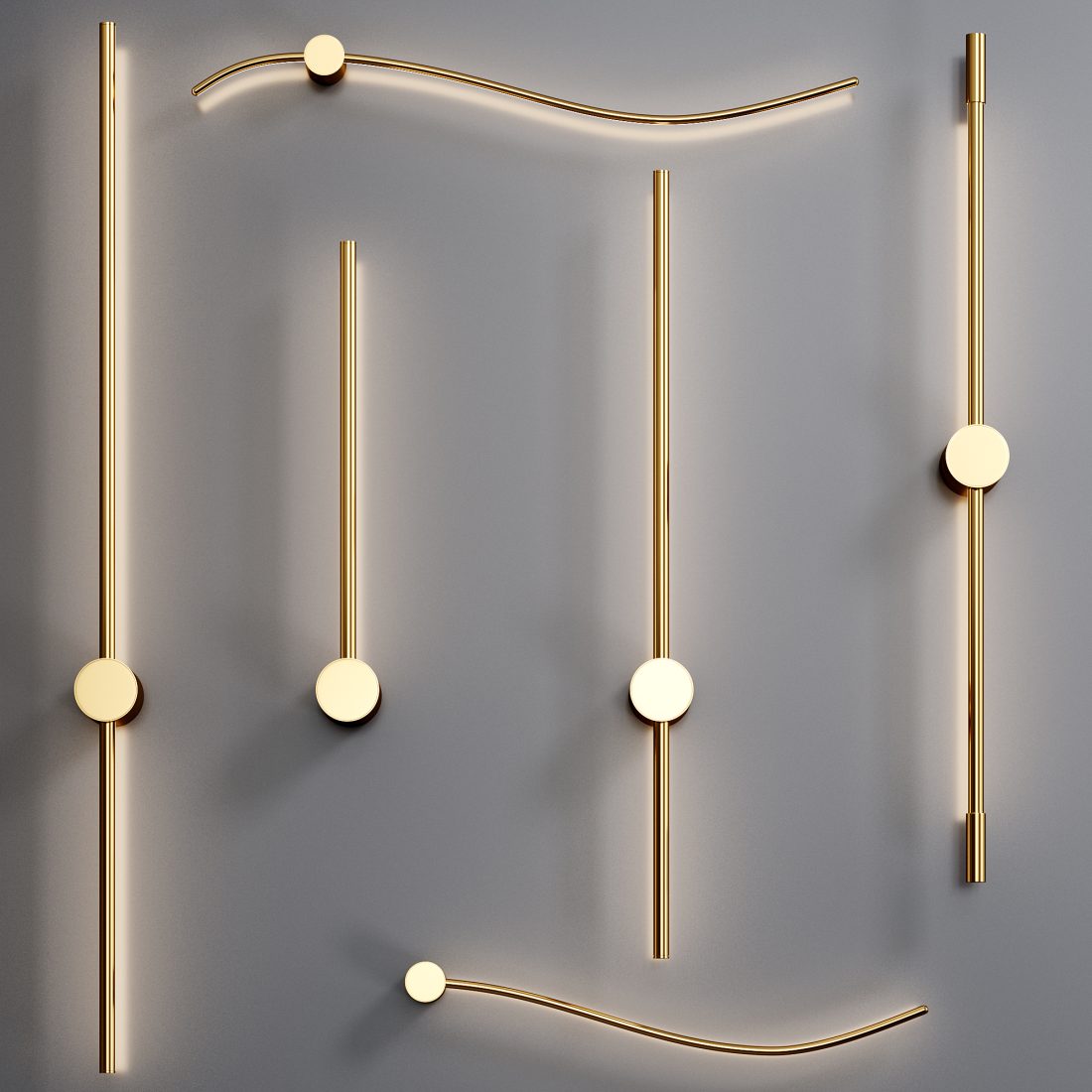 Reidi Wall Lite Set 3D Model for Corona | CGMood