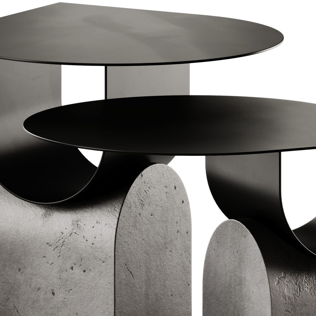 Bonaldo Vague Coffee Table Set 3D Model for Corona | CGMood
