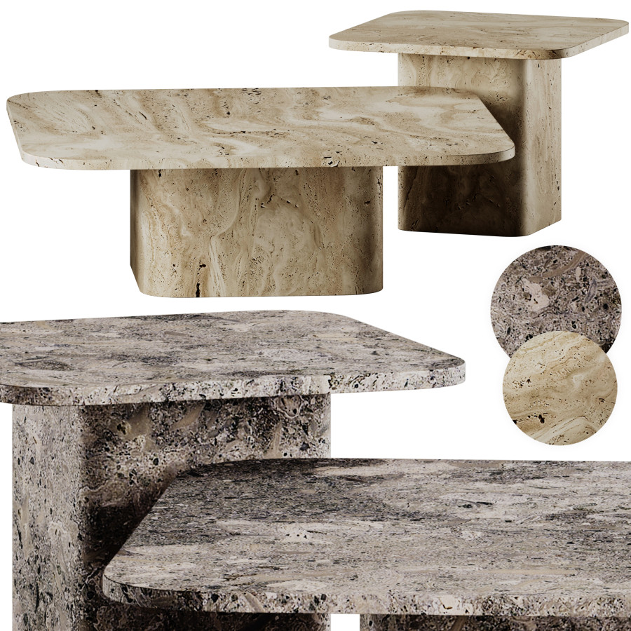 Bolia Eida Coffee Tables - 3D Model for Corona