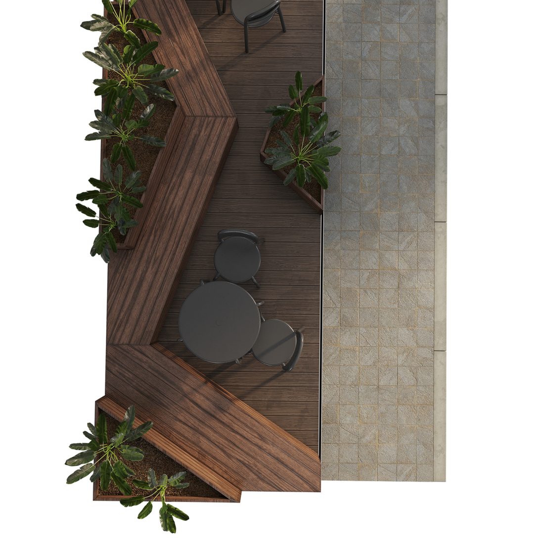 Parklet 1 3D Model for Corona | CGMood