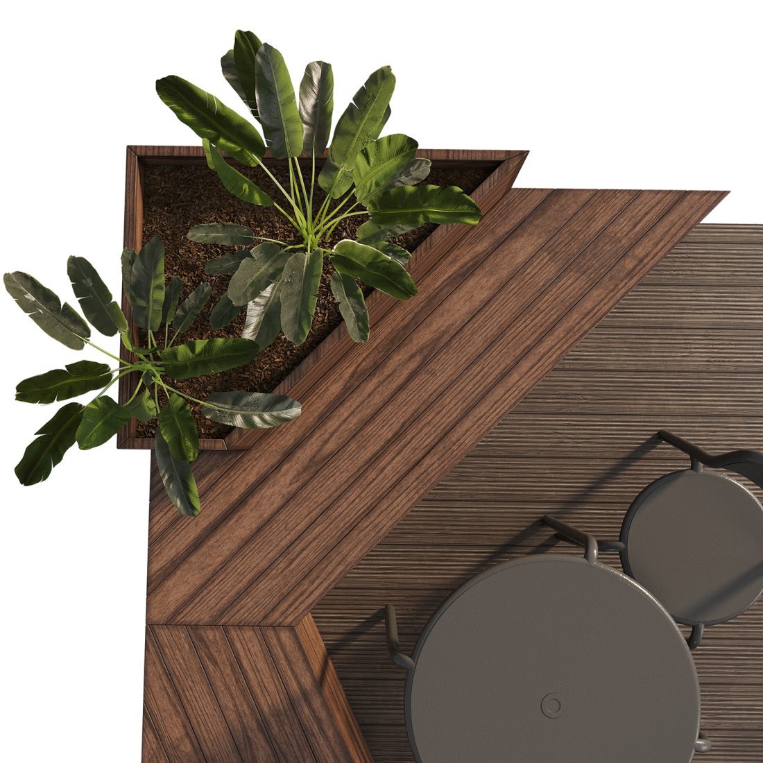 Parklet 1 3D Model for Corona | CGMood