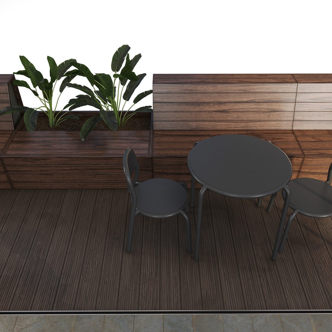 Parklet 2 3D Model for Corona | CGMood