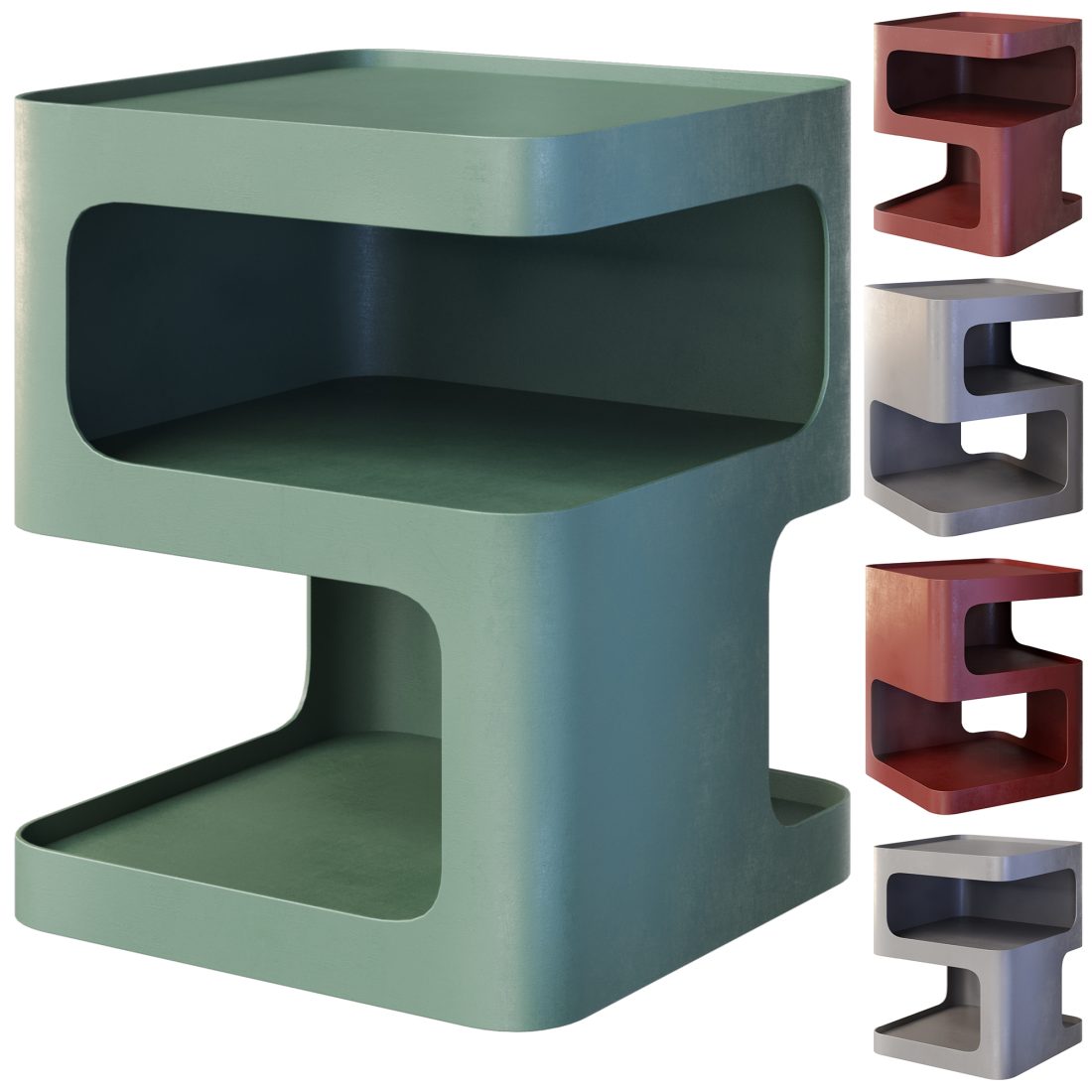 Bedside Table Brum 3D Model for VRay, Corona | CGMood