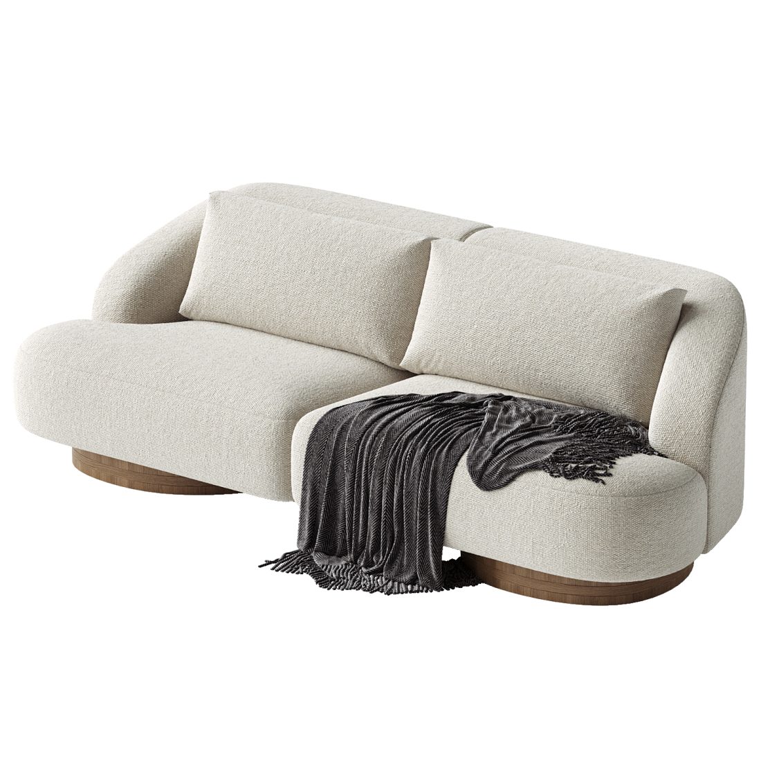 Athena 3-seater Sofa - 3D Model for Corona