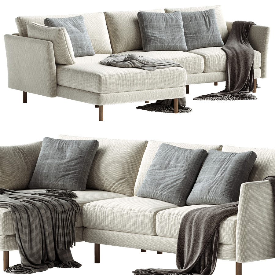 Gilma 3 Seater Sofa 3D Model for Corona | CGMood