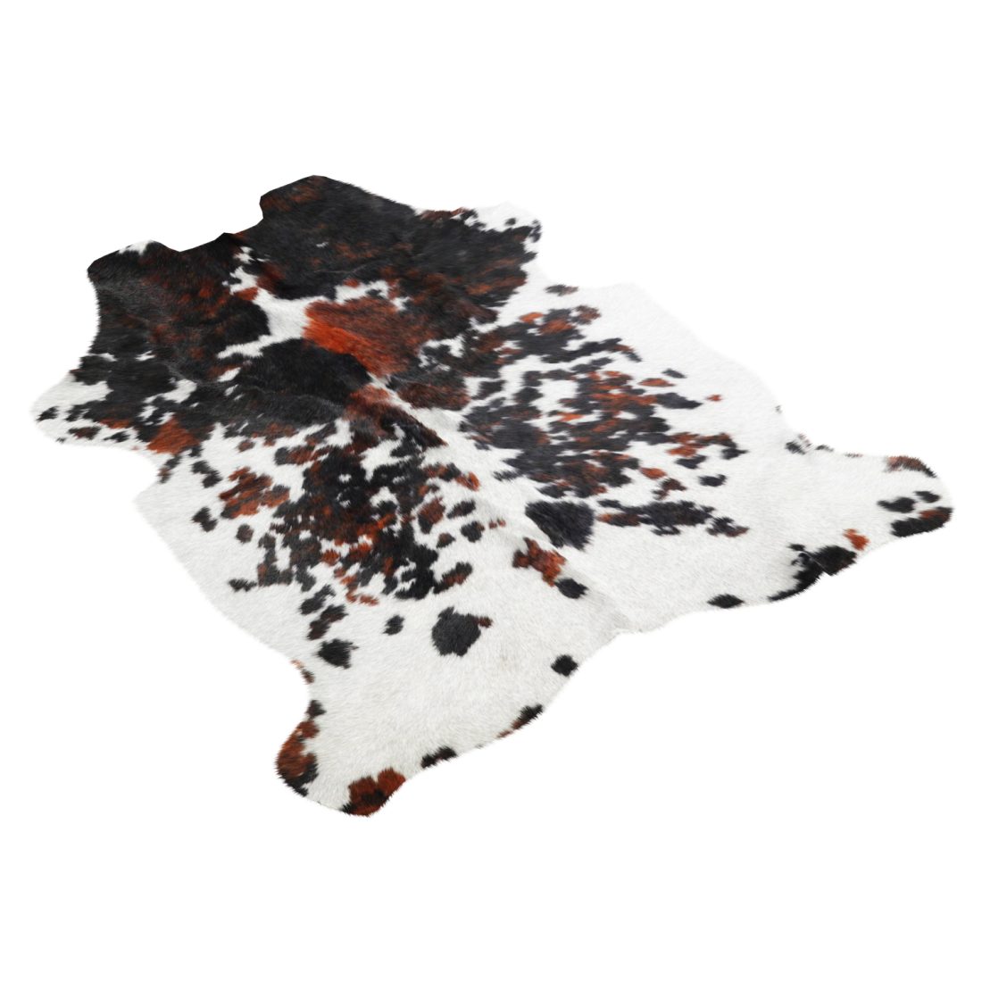 Tricolor Cowhide Rug #a27123 - 3D Model for VRay