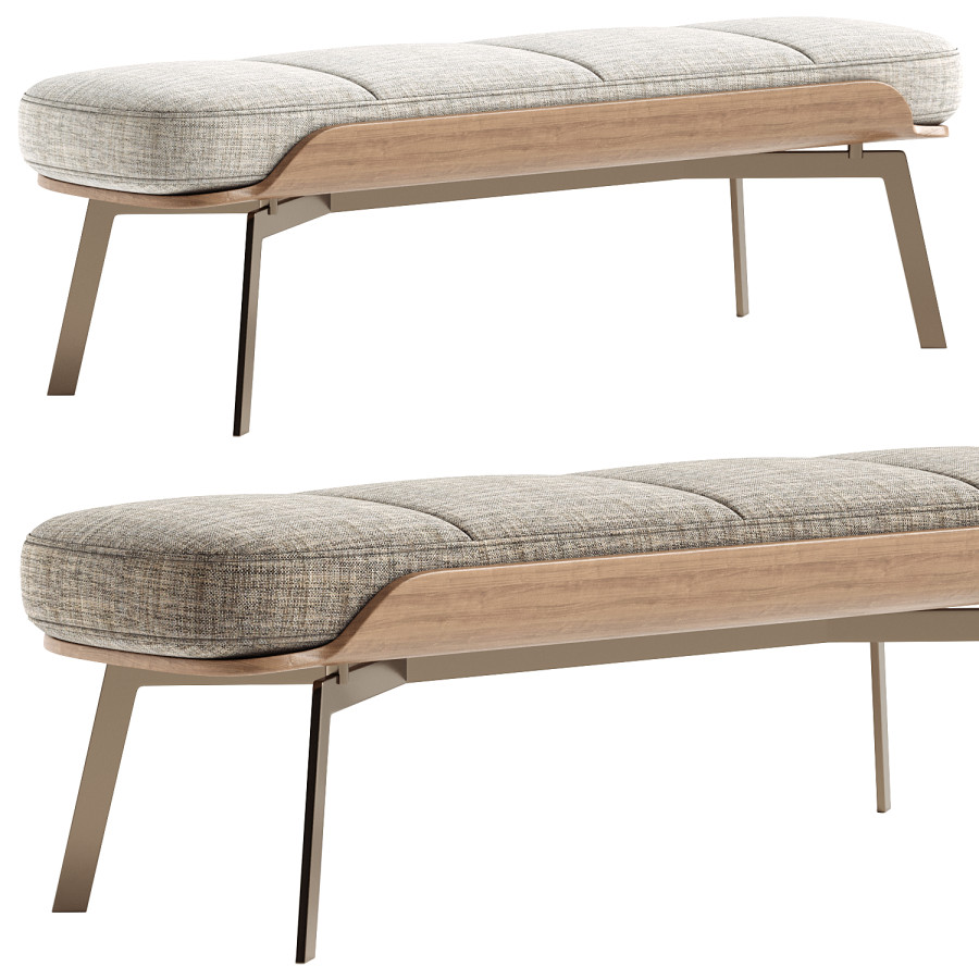 Olos Bench By Bonaldo - 3D Model for Corona