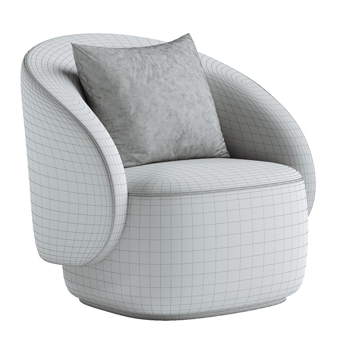 Diva Lounge Chair 3D Model for Corona | CGMood