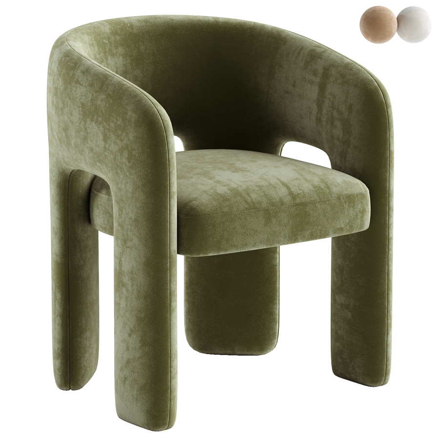 Byron Dining Chair - 3D Model for Corona