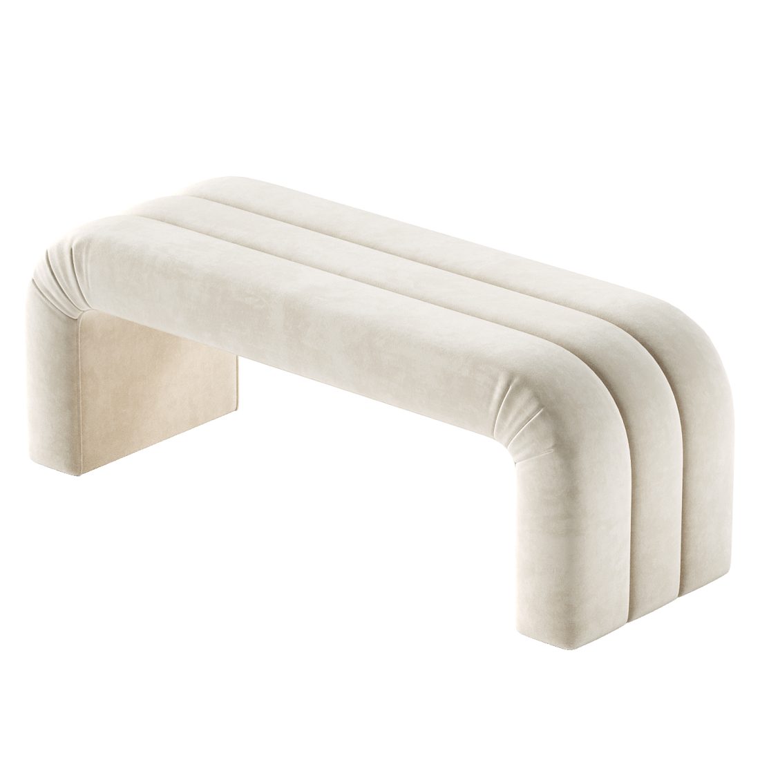Mercer Horizontal Channeled Bench 3D Model for Corona | CGMood