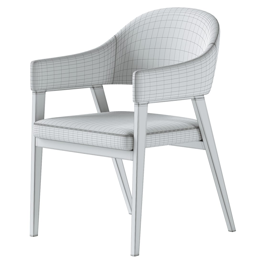 Adele Counter Stool & Adele Dining Chair 3D Model for Corona | CGMood