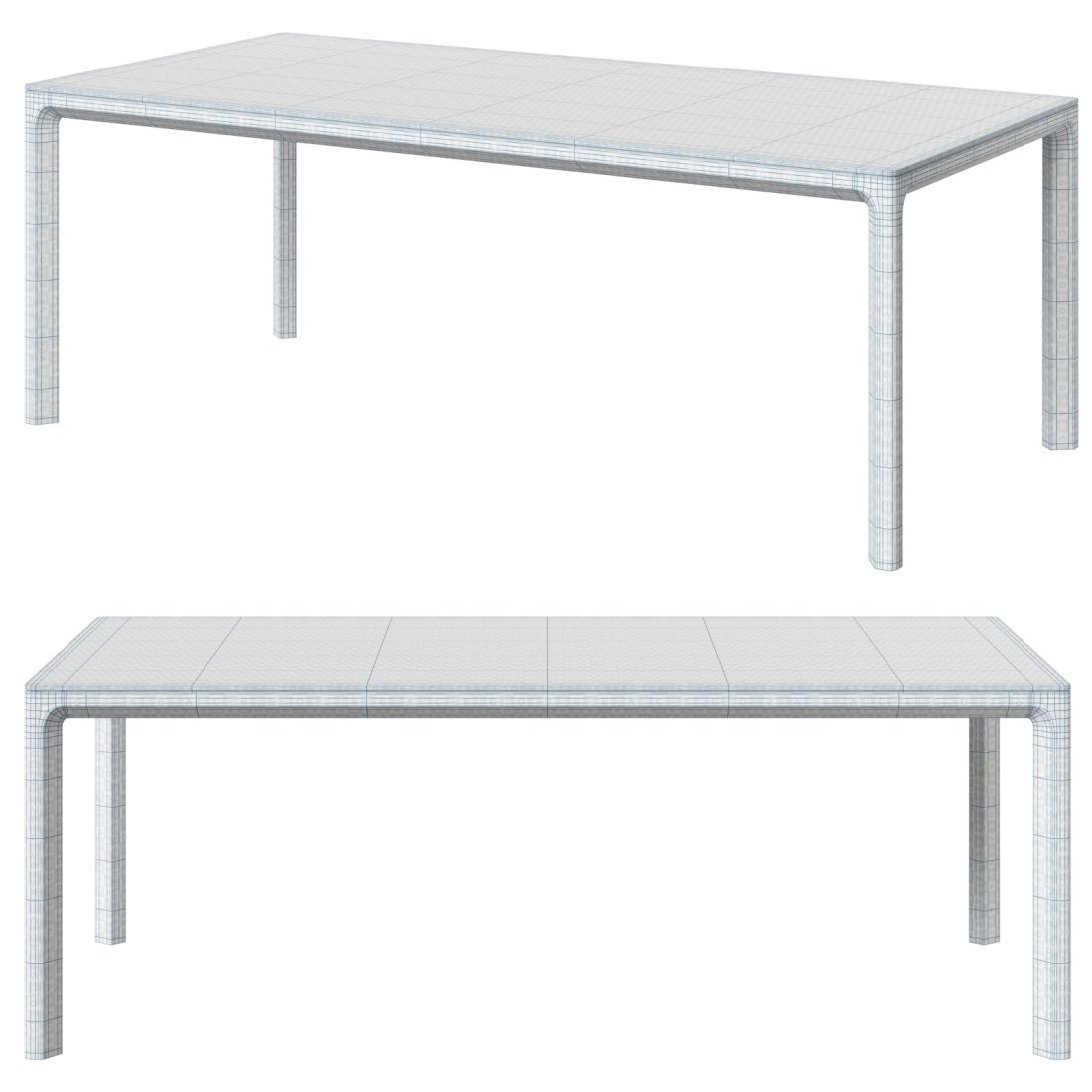 Restoration Hardware Dining Table Padua - 3D Model for VRay, Corona