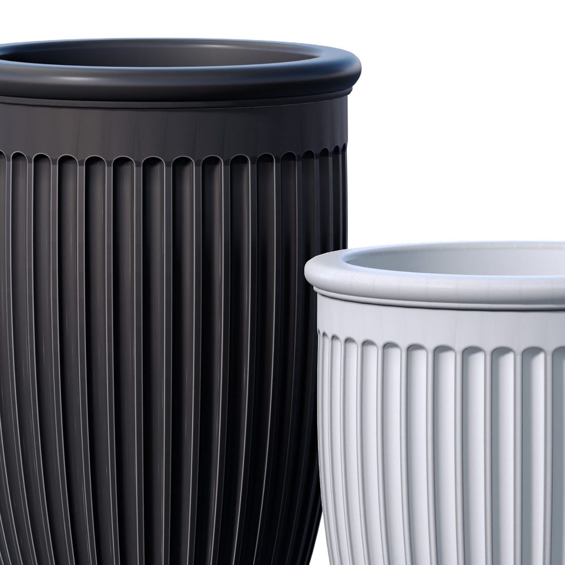 Decorative Flower Vase Urn Pot Inmodern Style Home - 3D Model for VRay ...