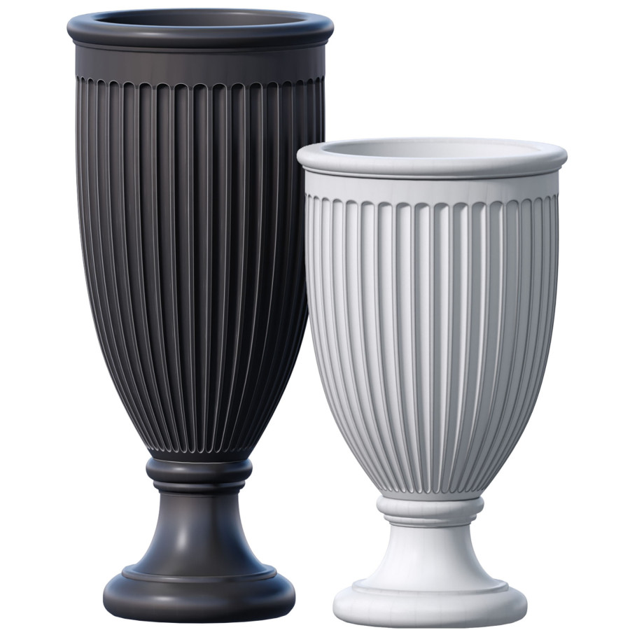 Decorative Flower Vase Urn Pot Inmodern Style Home - 3D Model for VRay ...