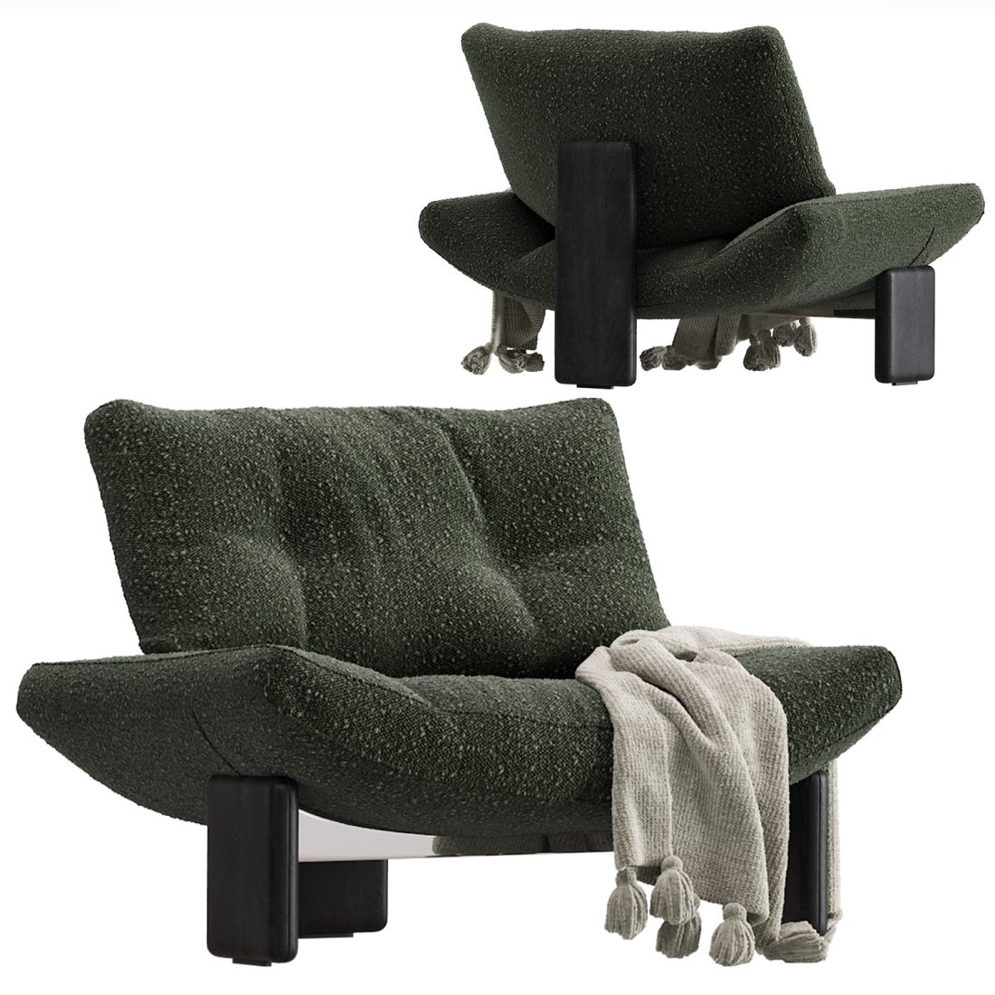 Emmi Armchair - 3D Model for Corona