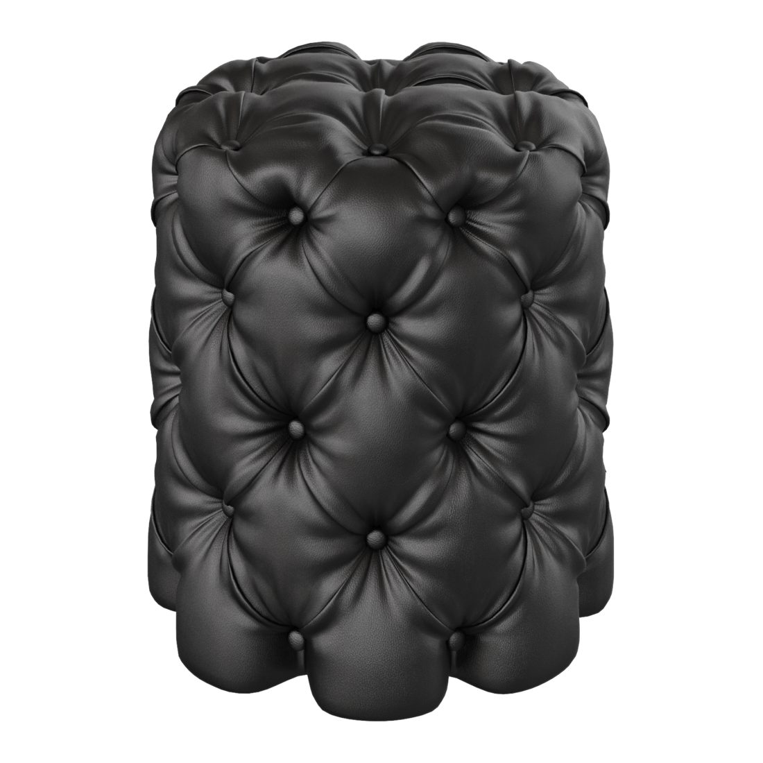Bur Small Pouf 3D Model for VRay, Corona | CGMood