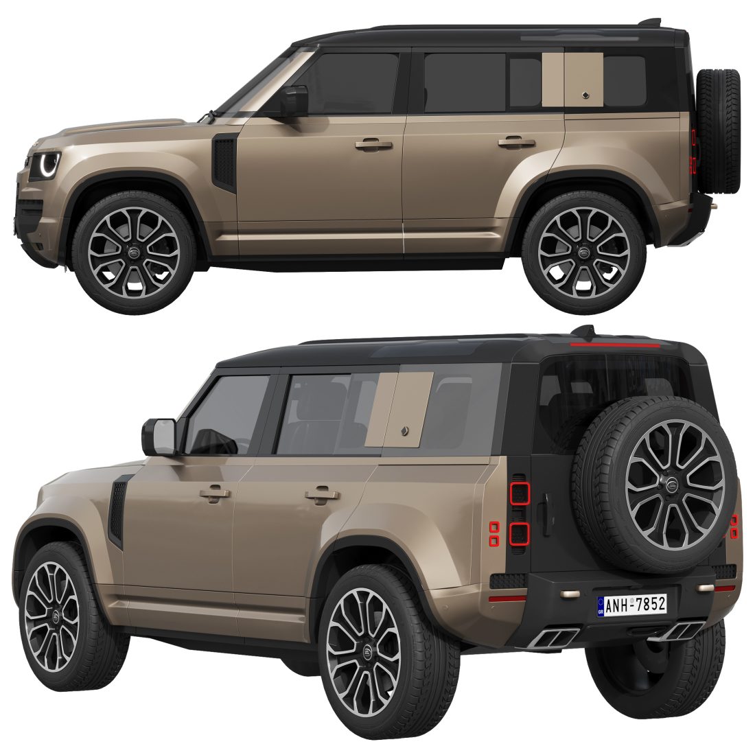 Land Rover Defender Octa - 3D Model for Corona