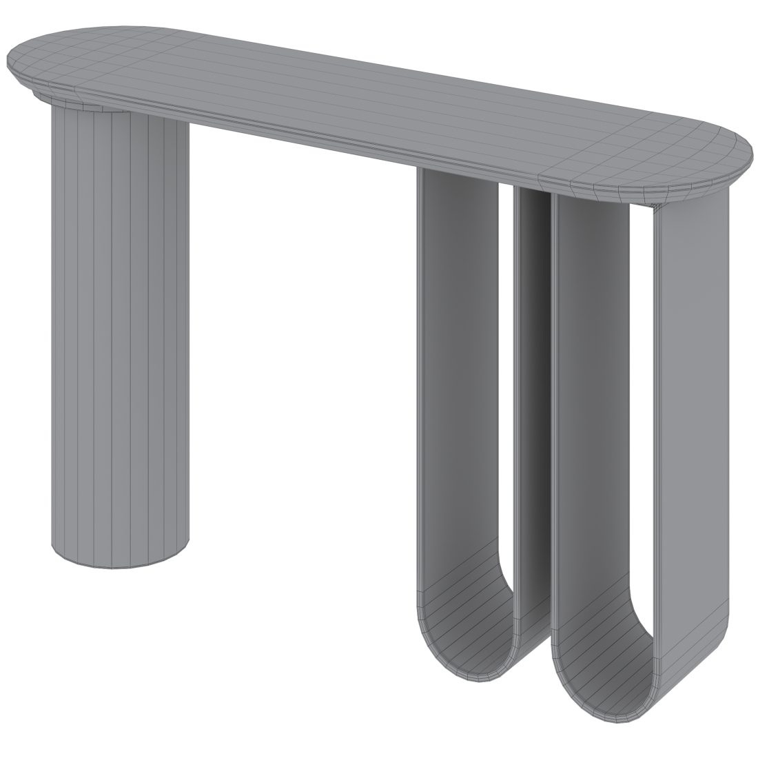 Indiana Console Table By Interior Secrets - 3D Model for VRay, Corona