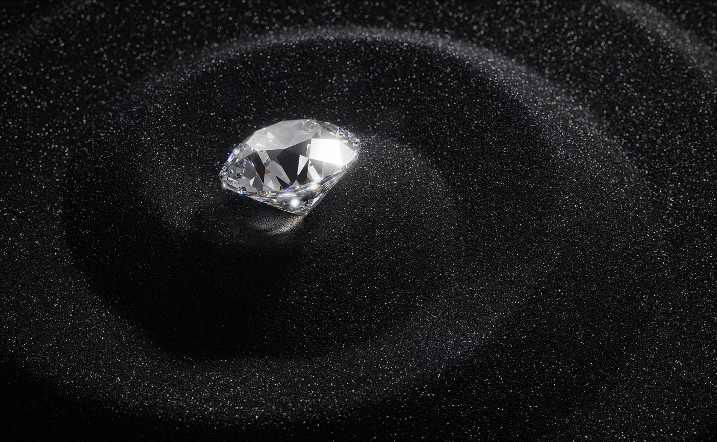 Diamond Round Cut 3D Model for VRay | CGMood