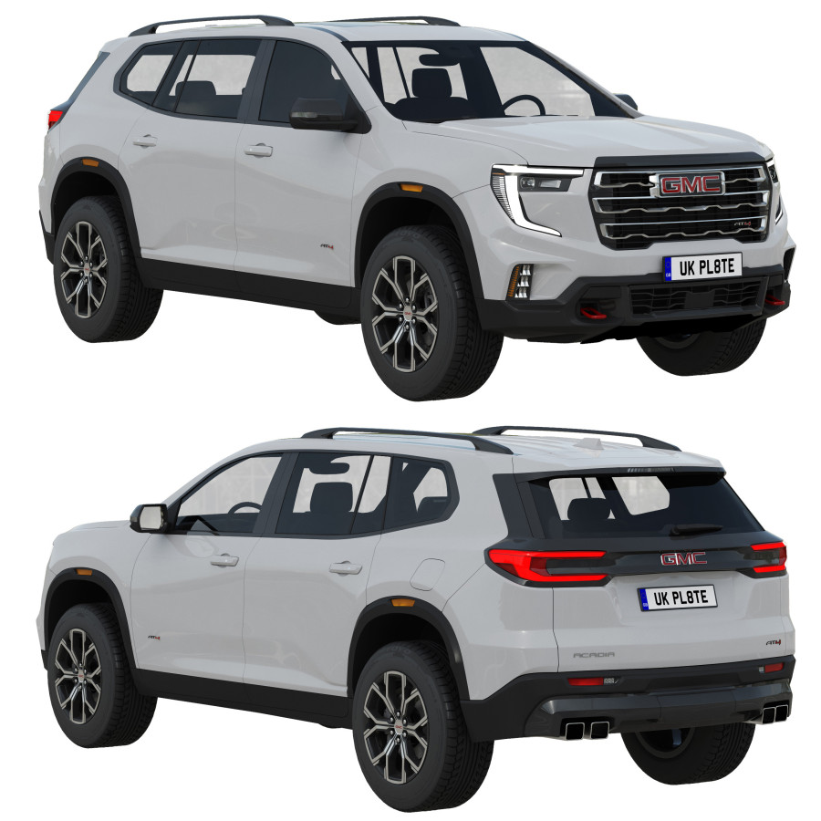 GMC Acadia AT4 2024 - 3D Model for VRay