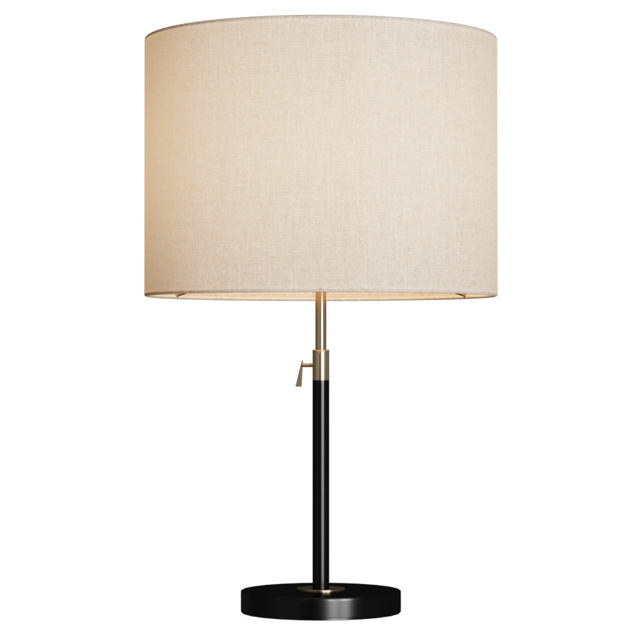 Telescoping Adjustable Table Lamp - 3D Model for VRay, Corona