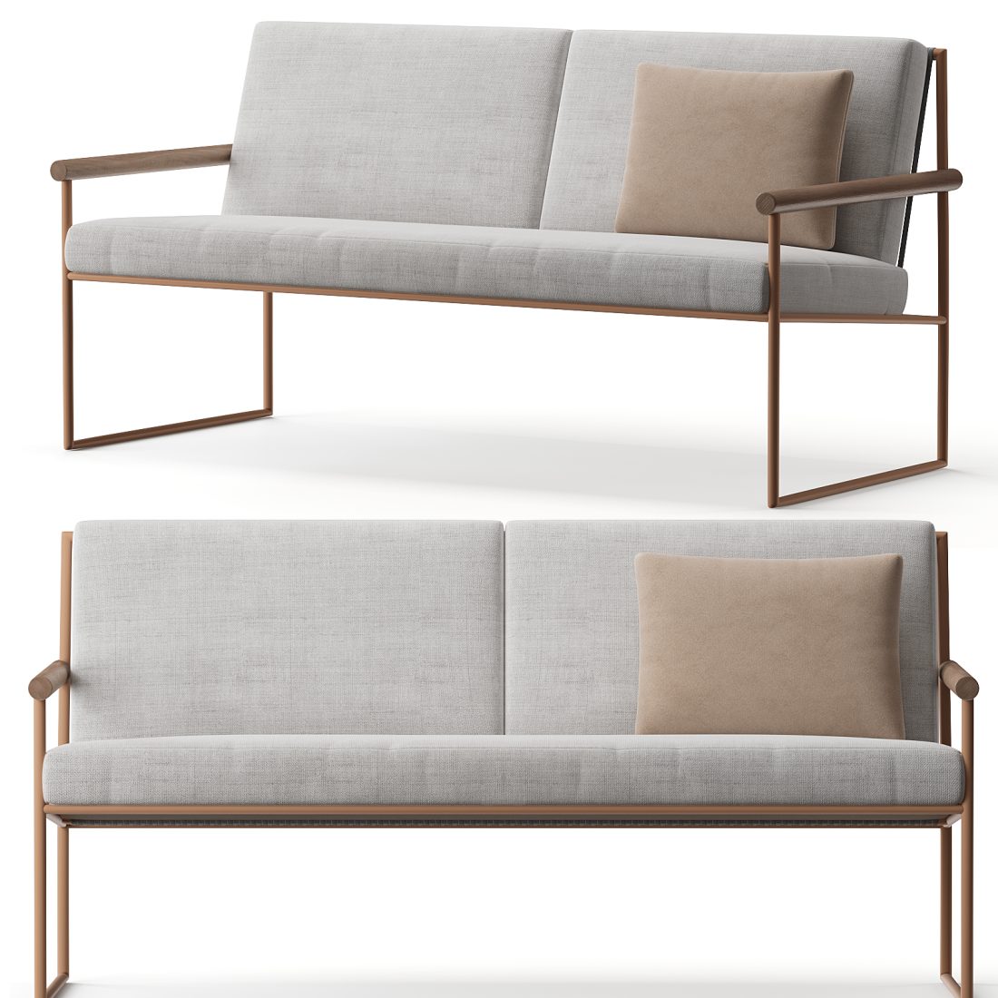 Atmosphera Sofa Pipe - 3D Model for Corona
