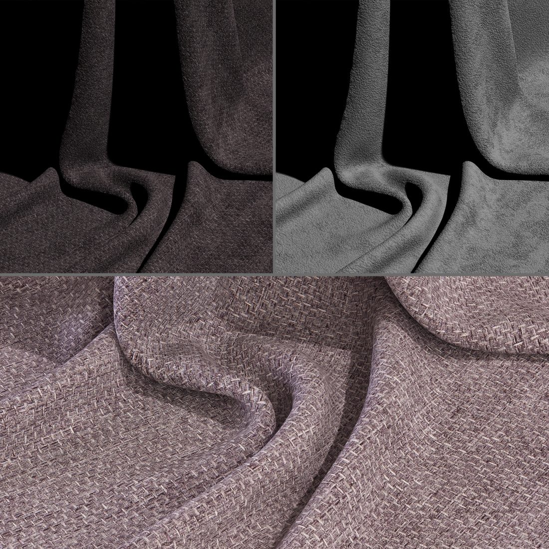 Fabric Collection Night Sky №37 - 3D Model for VRay, Corona