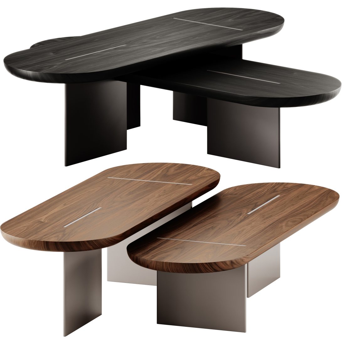 Morica Design Baguette Coffee Table - 3D Model for Corona