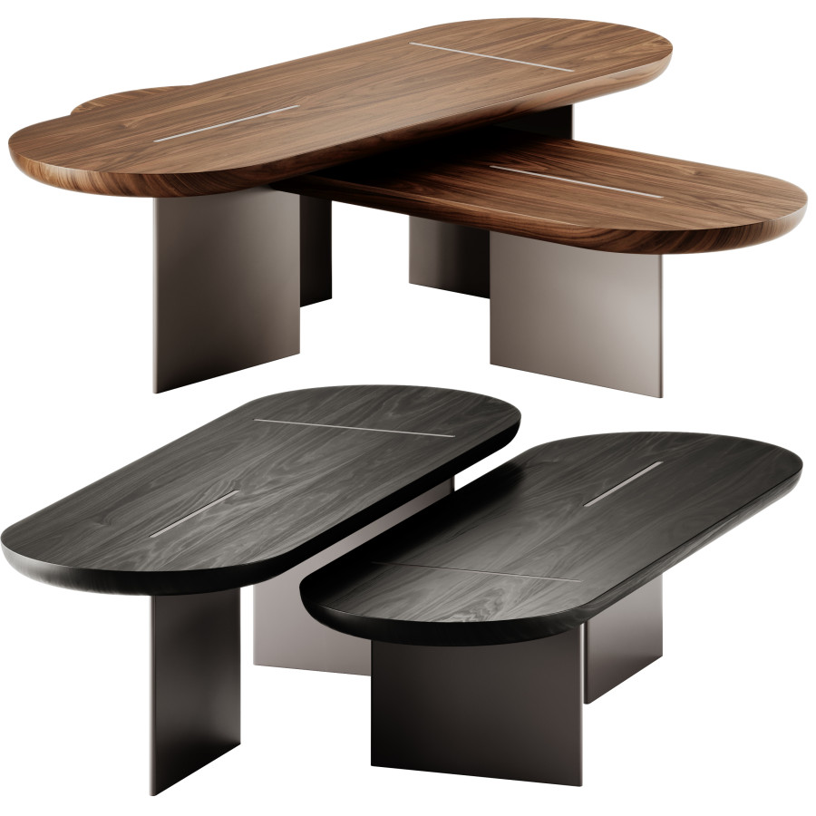 Morica Design Baguette Coffee Table - 3D Model for Corona