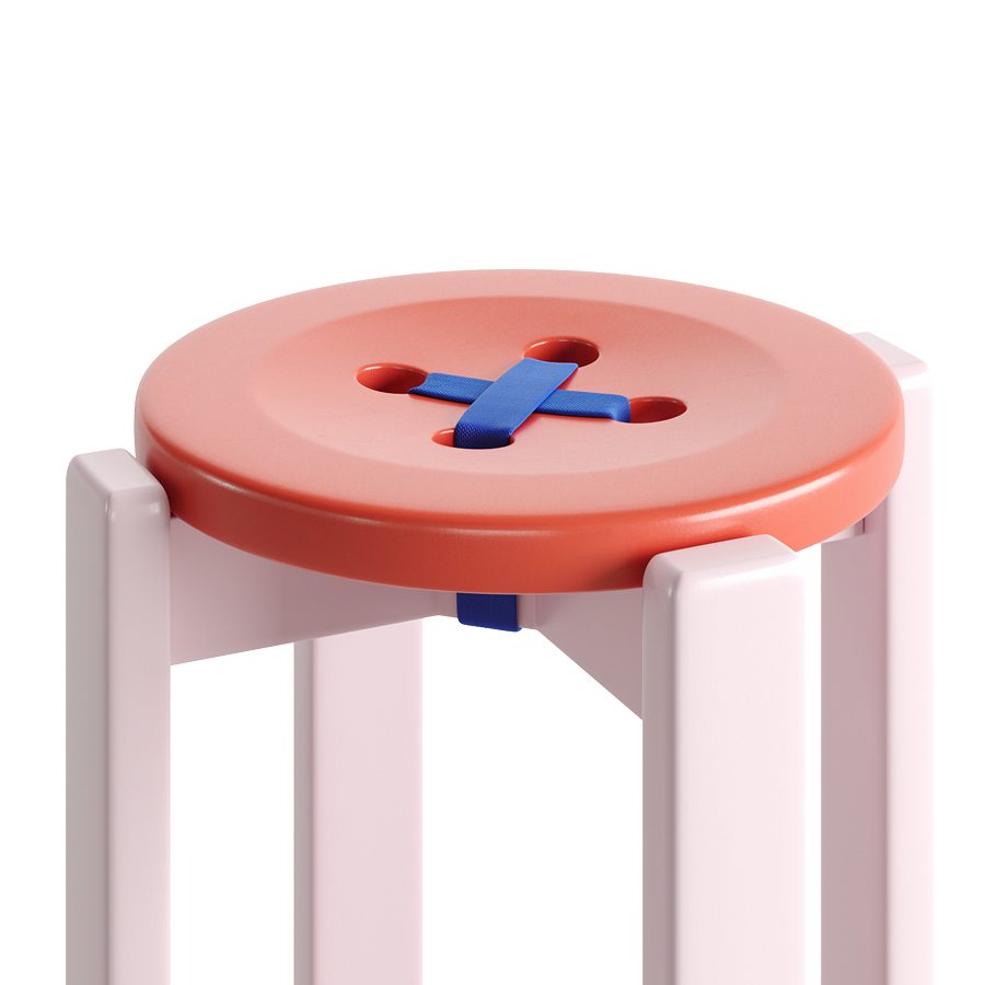 Bjorn Button Stool 3D Model for VRay, Corona | CGMood