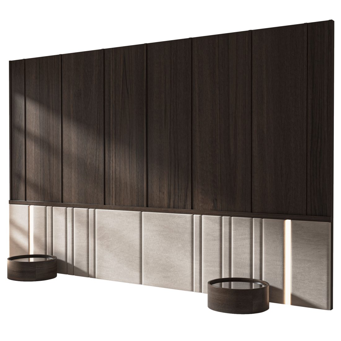 Decorative Wall Panel Composition 4 3D Model for Corona | CGMood
