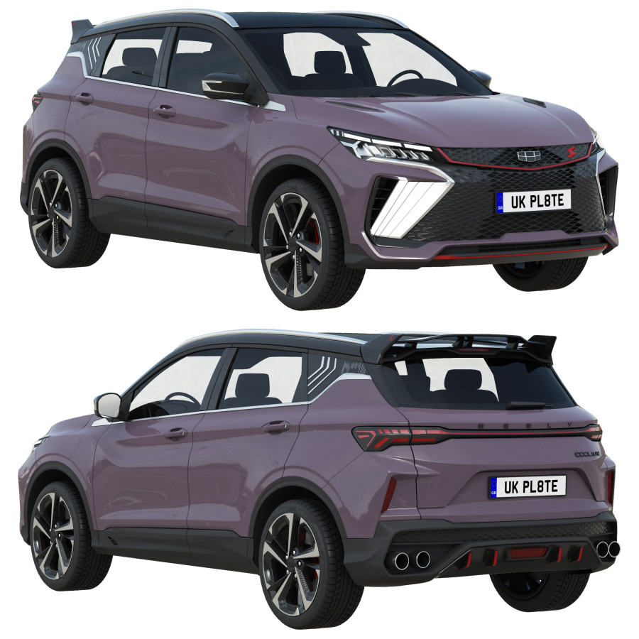 Geely New Coolray 3D Model for VRay | CGMood
