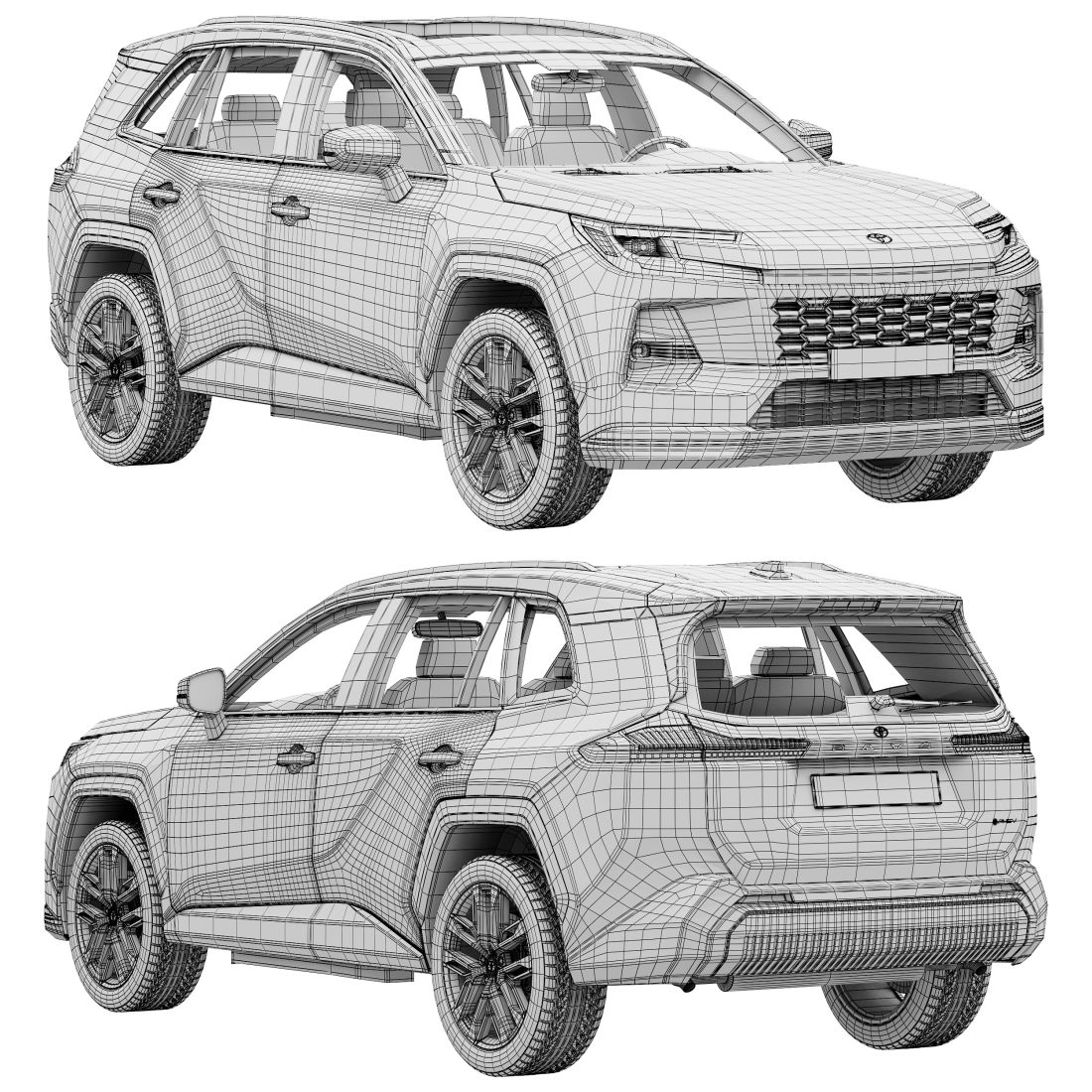 Toyota RAV4 2026 3D Model for VRay | CGMood
