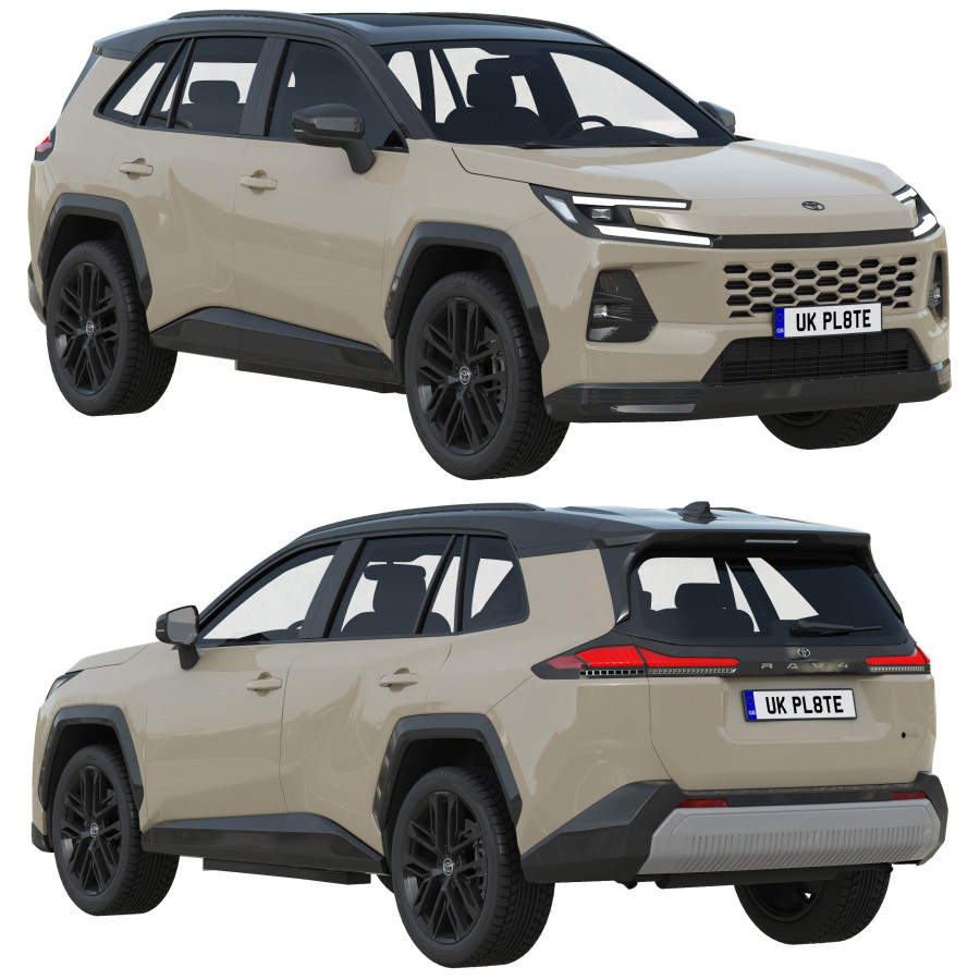Toyota RAV4 2026 3D Model for VRay | CGMood