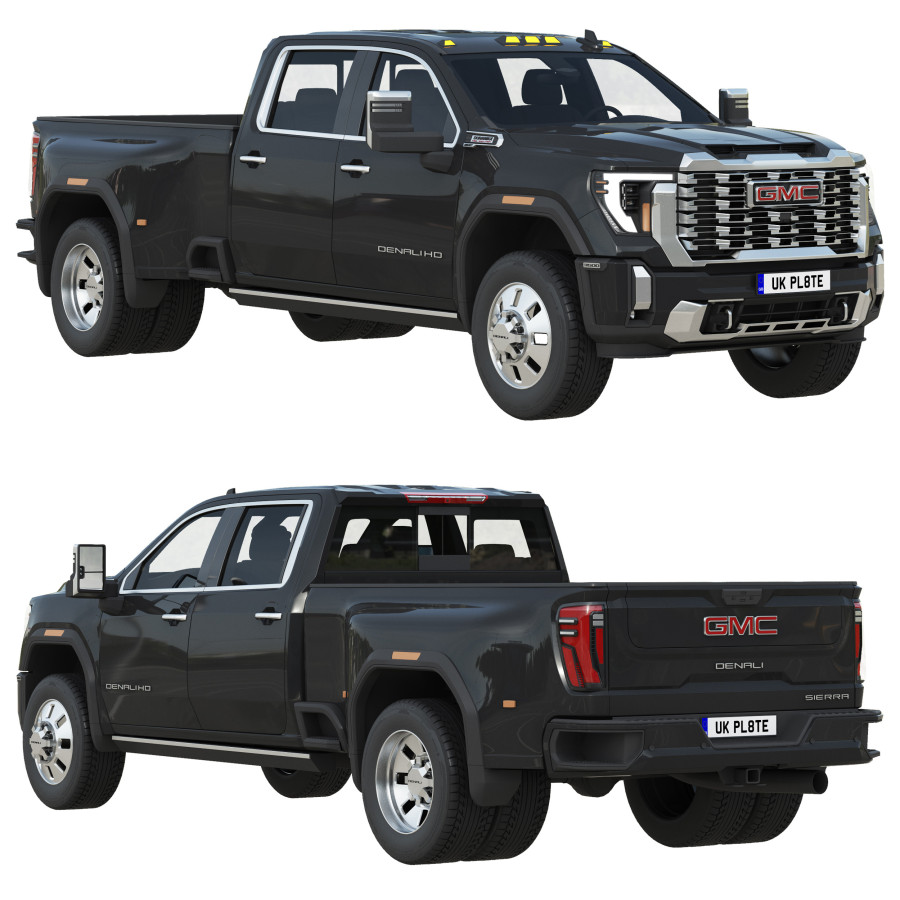 GMC Sierra Denali 3500 HD 2025 3D Model for VRay | CGMood