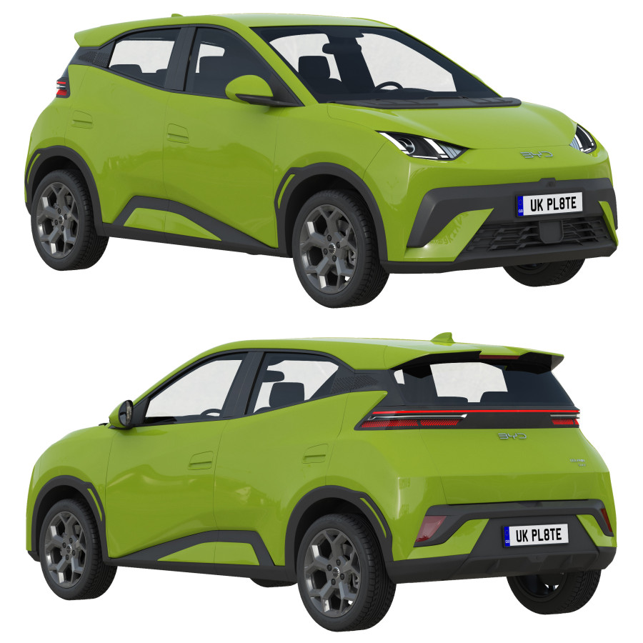 BYD Dolphin Surf 2025 3D Model for VRay | CGMood