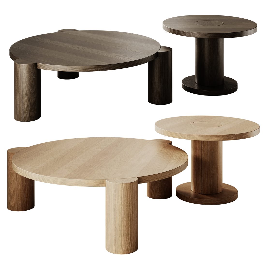 Natuzzi Italia Tempio Coffee Table 3D Model for Corona | CGMood