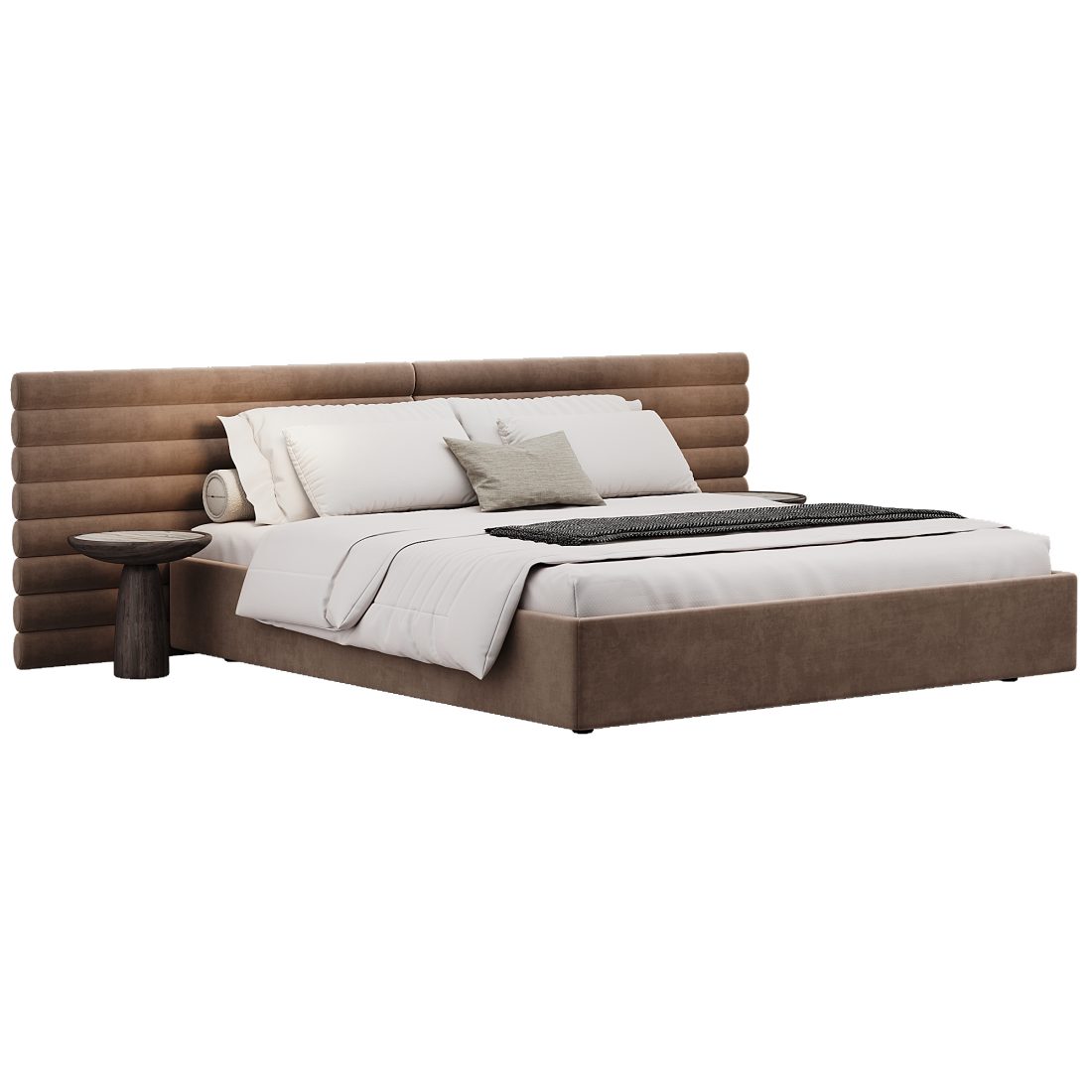 Pan Flute Bed By Saba Italia 3D Model for Corona | CGMood