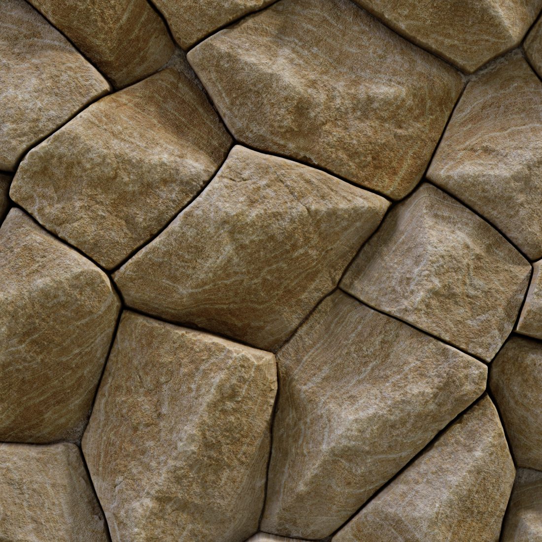 Stone Wall 28 (seamless) Texture / PBR Material | CGMood