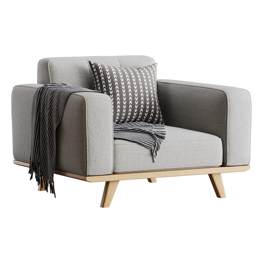 Lloyd Armchair - 3D Model for Corona