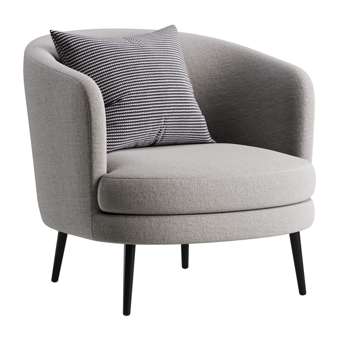 Viv Slipper Chair 3D Model for Corona | CGMood