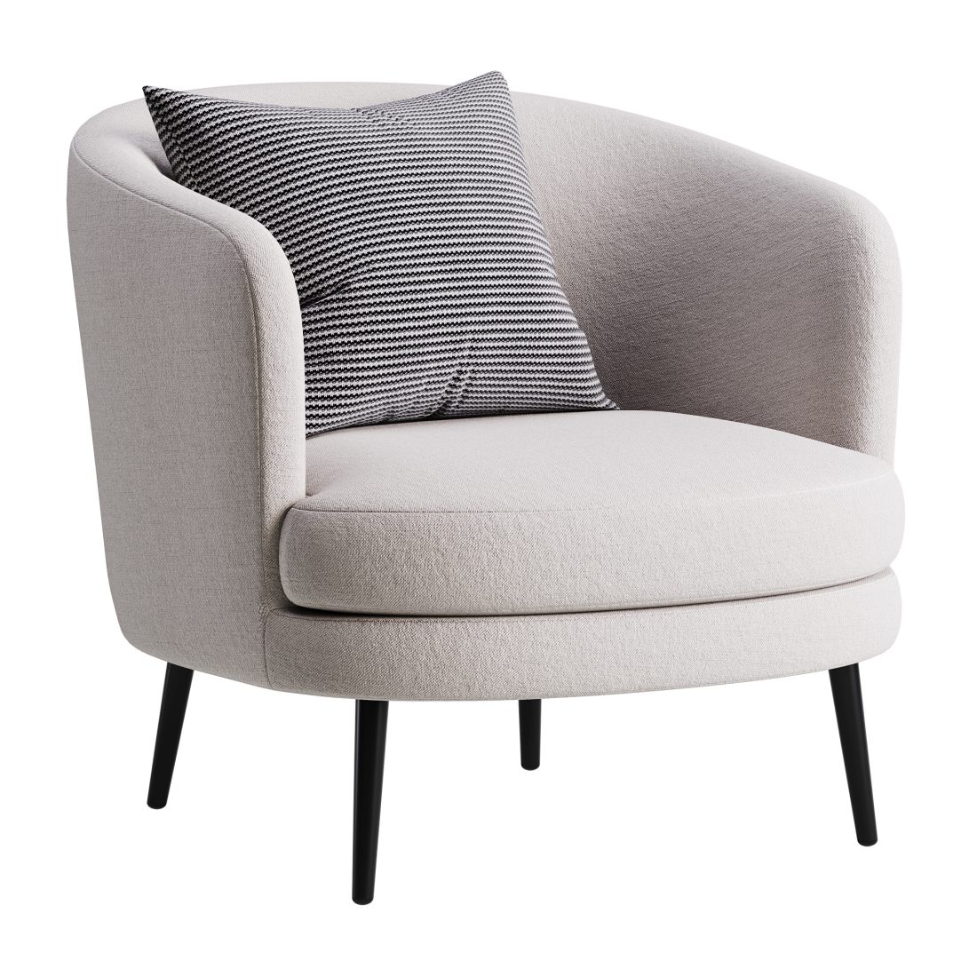 Viv Slipper Chair 3D Model for Corona | CGMood